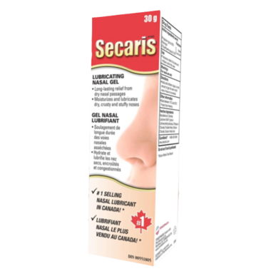 Secaris Lubricating Nasal Gel 30g – RxClinic | Talbot Street Pharmacy